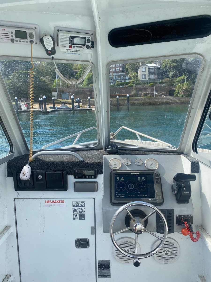 Amara 6.0 Centre Cab Aluminium Boat In Commercial Survey With Trailer ...
