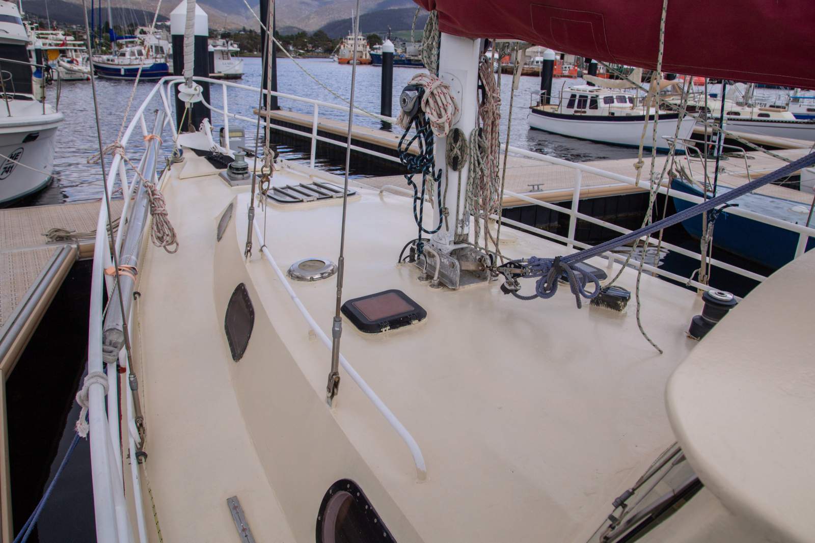 Used John Pugh 38 Motorsailer Exceptional Value Offshore Cruiser ...