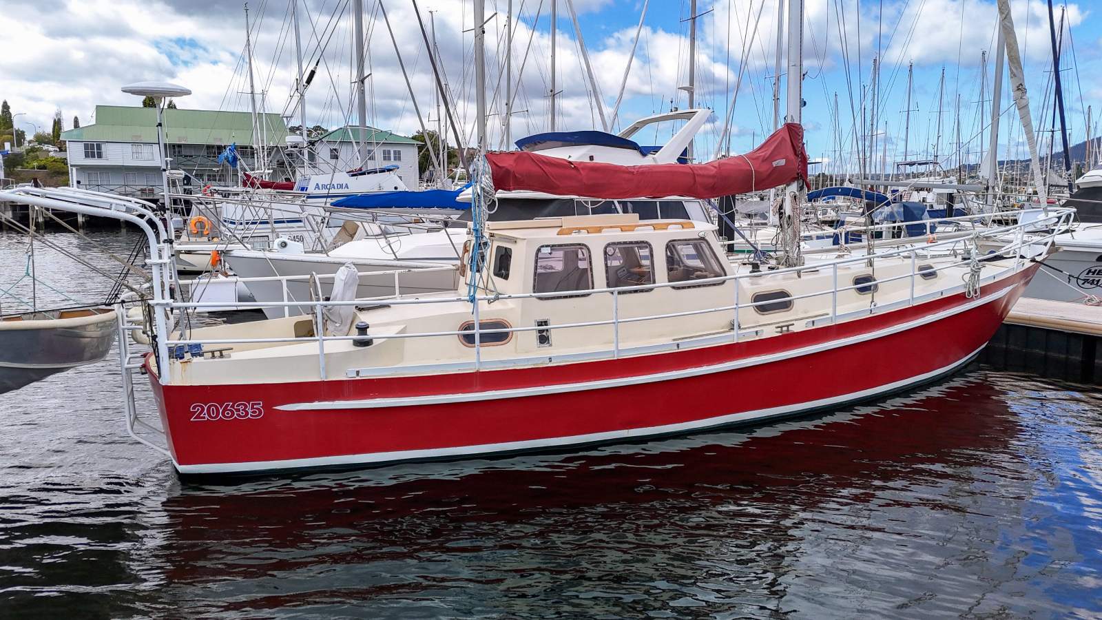 Used John Pugh 38 Motorsailer Exceptional Value Offshore Cruiser ...