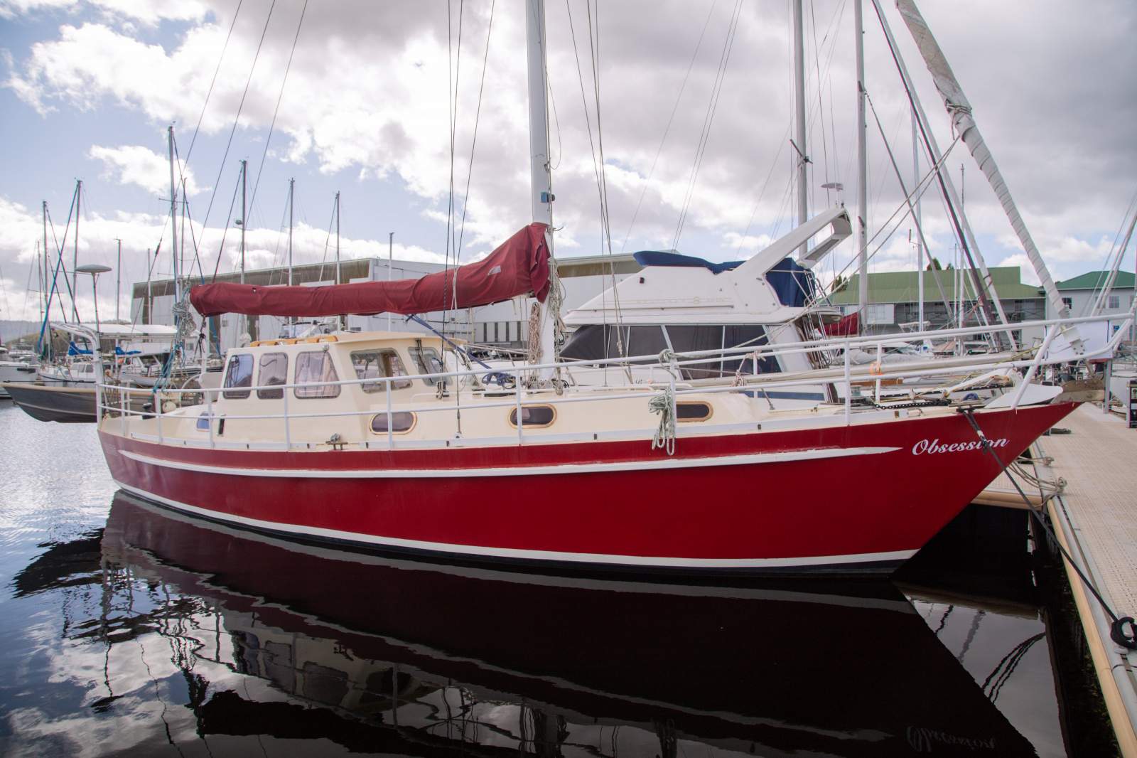 Used John Pugh 38 Motorsailer Exceptional Value Offshore Cruiser ...