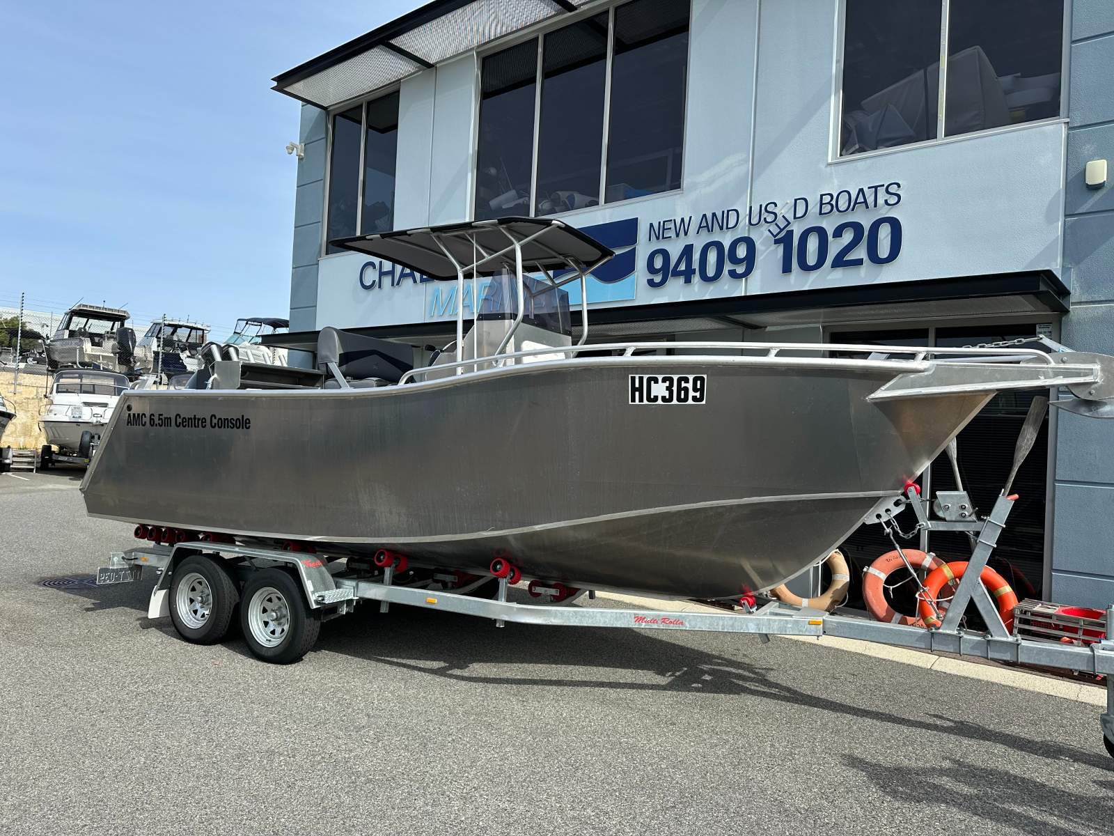 Used Amc 6.5 Centre Console With Mercury 200hp 4 Stroke 1 Hour!! for ...