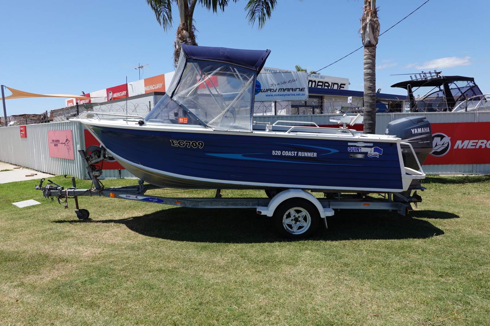 Quintrex 520 Coast Runner For Sale Midway Marine Mercury Outboards Haines Hunter Sea Jay Boats