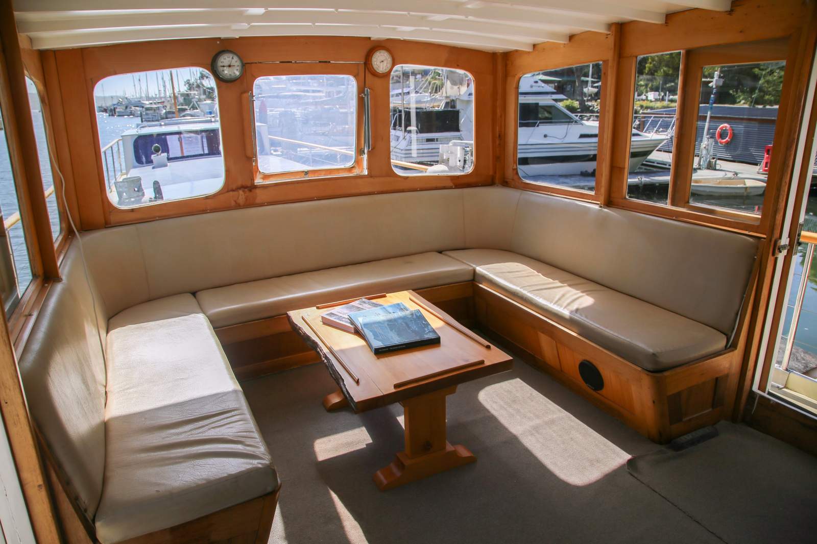 Custom Built 64ft Huon Pine Timber Motor Cruiser For Sale | Derwent ...