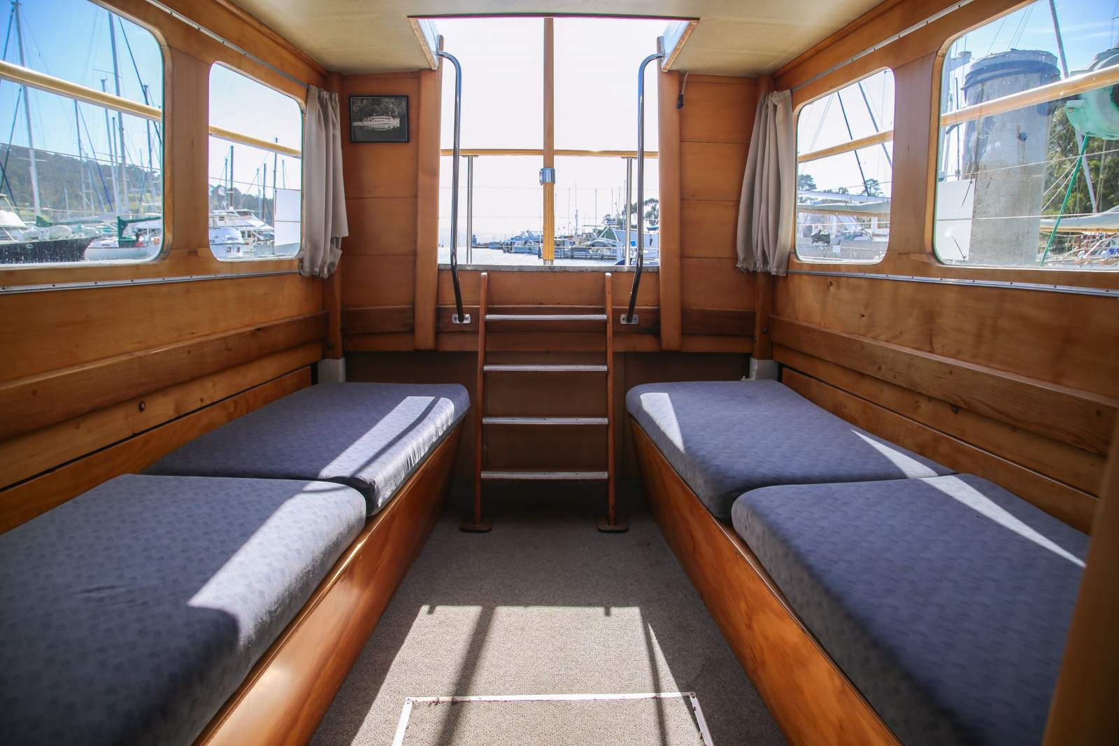 Custom Built 64ft Huon Pine Timber Motor Cruiser For Sale | Derwent ...