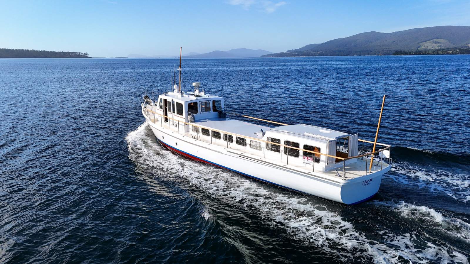 Used Custom Built 64ft Huon Pine Timber Motor Cruiser for Sale | Boats ...