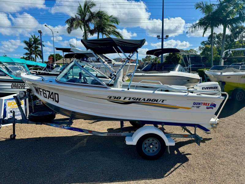Quintrex 430 Fishabout: Trailer Boats | Boats Online for Sale ...