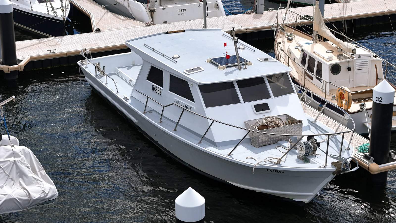 Custom 9.5m Sedan/Down East Style Motor Cruiser For Sale | Derwent Boat ...