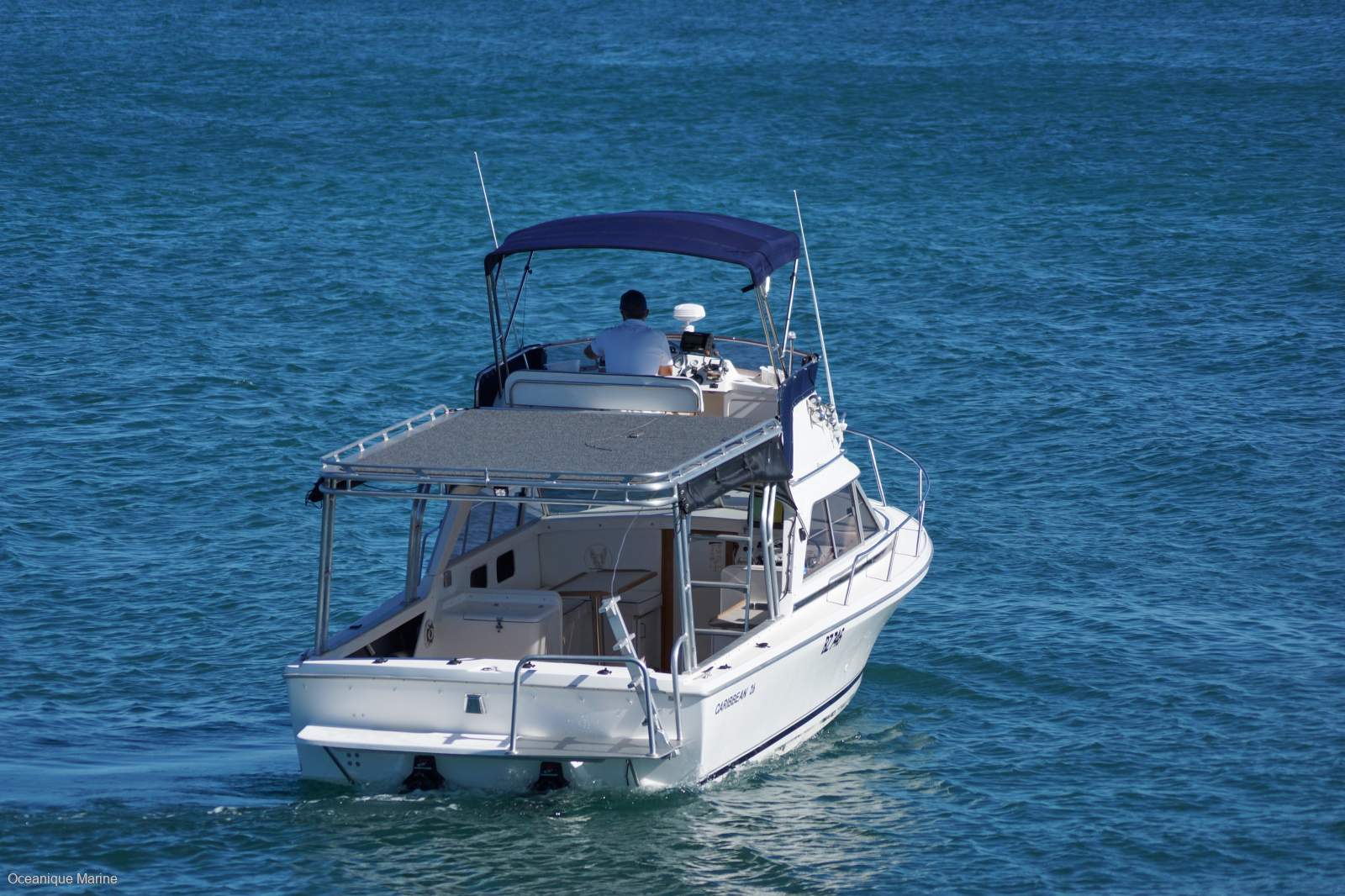 Used Caribbean 26 Flybridge Cruiser (with Trailer) for Sale | Boats For ...