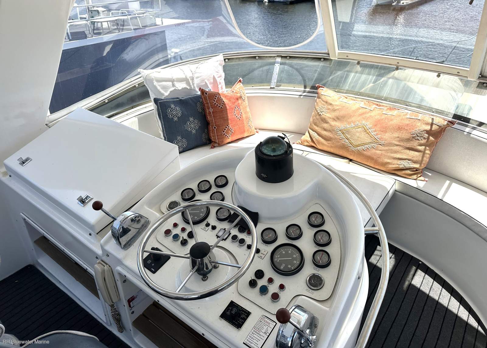 Precision 50 Flybridge Convertible For Sale | RH Bluewater Marine Boat ...