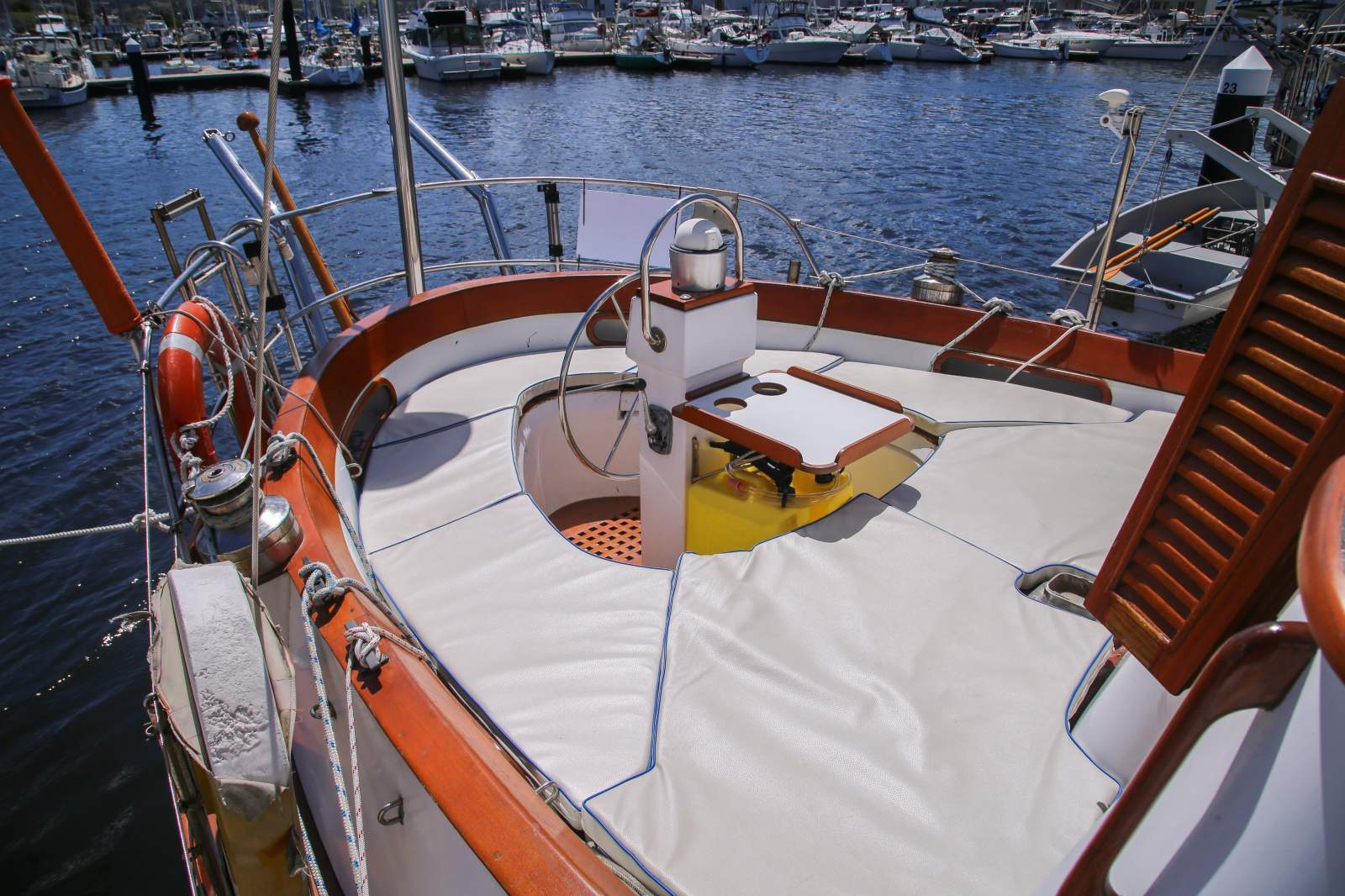 Used Cheoy Lee 43 Pilothouse Motorsailer Highly Upgraded, New Mast ...