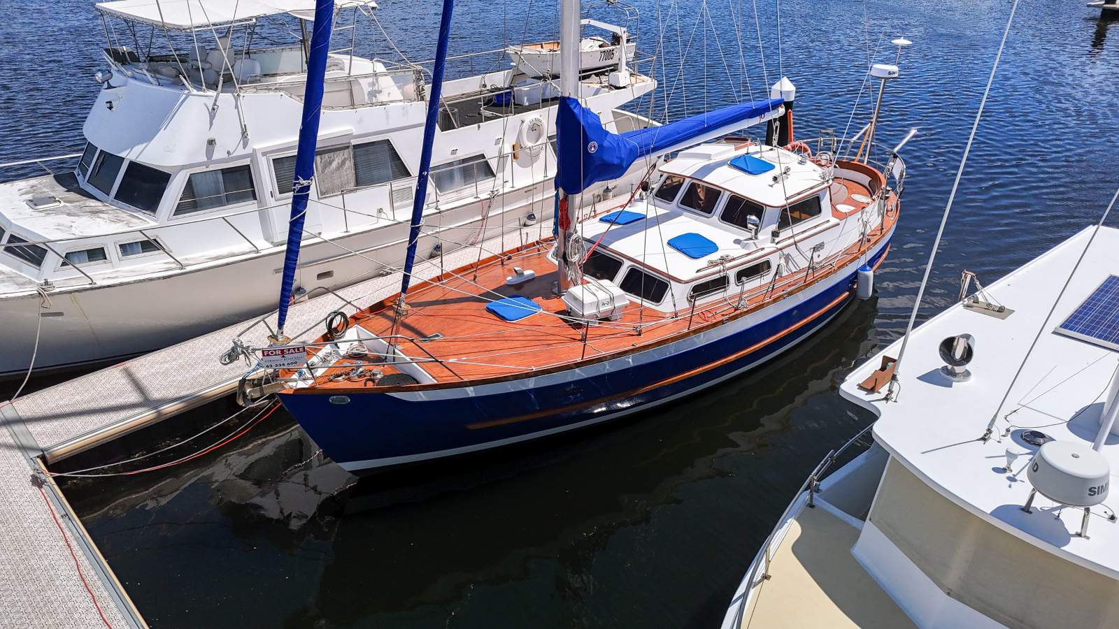 Used Cheoy Lee 43 Pilothouse Motorsailer Highly Upgraded, New Mast ...