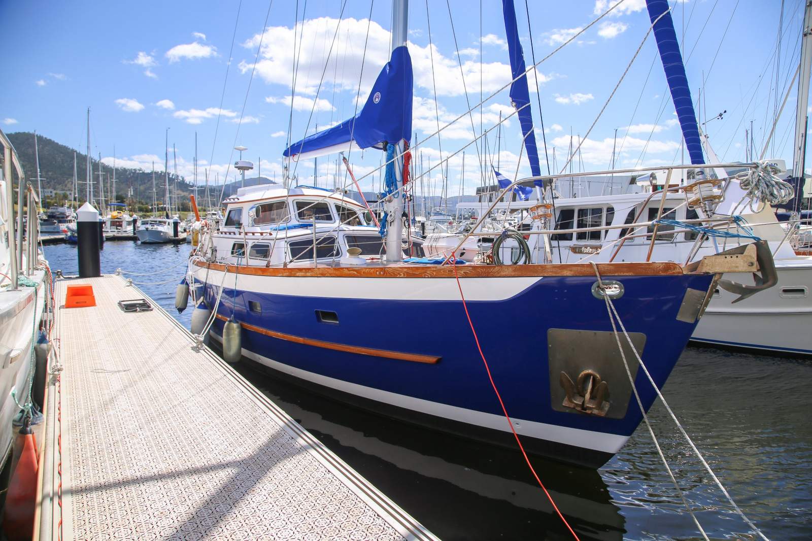 Used Cheoy Lee 43 Pilothouse Motorsailer Highly Upgraded, New Mast ...