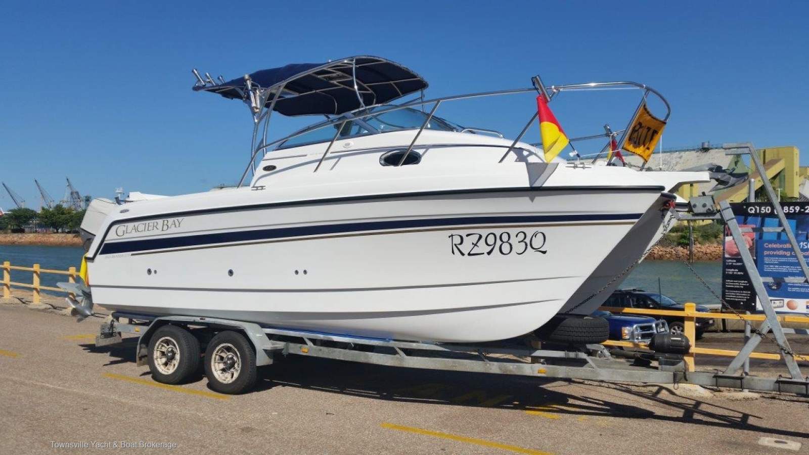 Glacier Bay 2270 Isle Runner with dual axle registered trailer For Sale ...