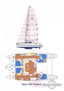 Used Dean Catamarans 440 - Blue Water Cruiser - Located In Tahiti. On ...