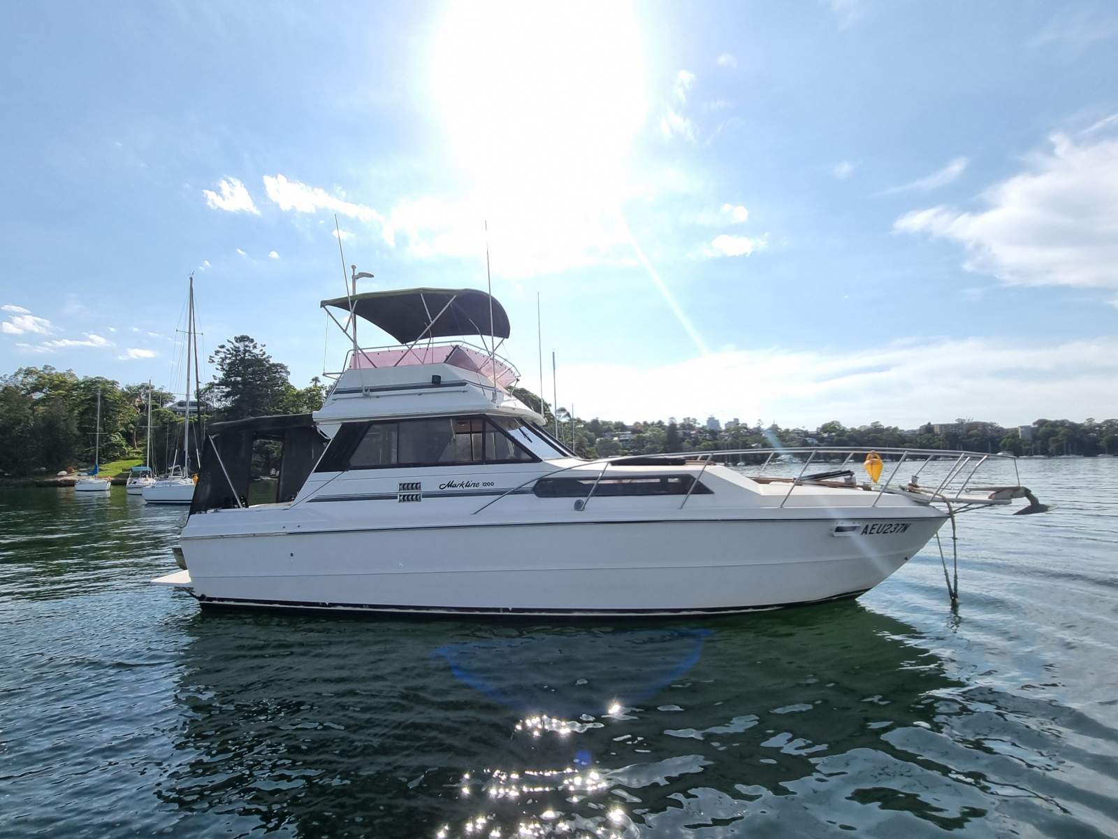 Markline 1200 Flybridge Cruiser For Sale | Hallett Boat Brokers