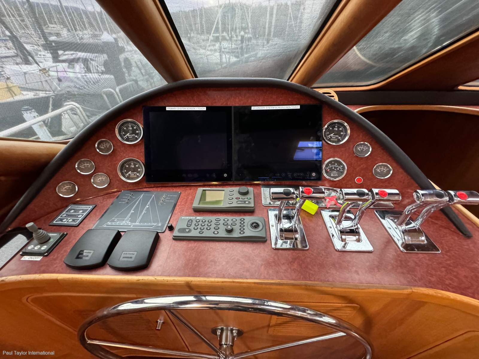 Used Huntress 94 Sailing Motor Yacht Custom Built -long Range Crusing ...