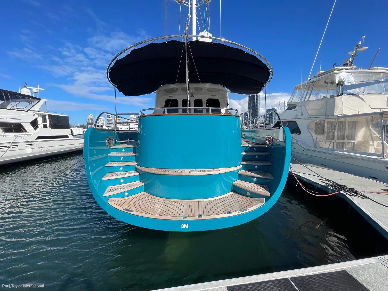 Used Huntress 94 Sailing Motor Yacht Custom Built -long Range Crusing ...