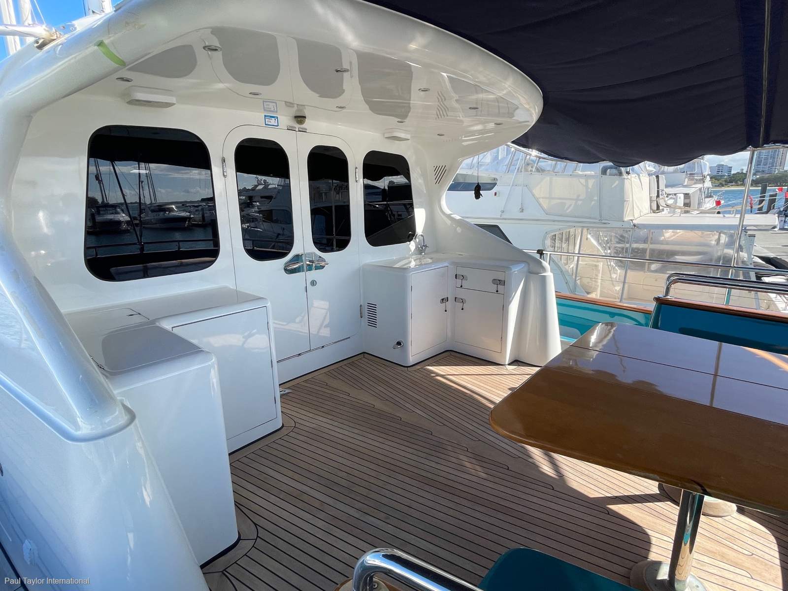 Used Huntress 94 Sailing Motor Yacht Custom Built -long Range Crusing ...