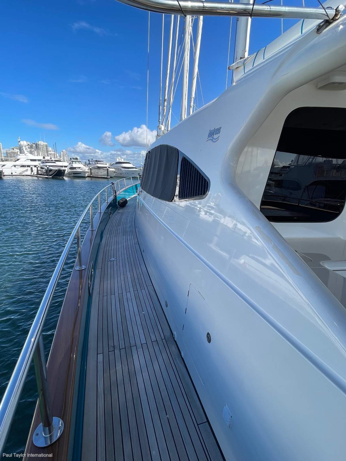 Used Huntress 94 Sailing Motor Yacht Custom Built -long Range Crusing ...