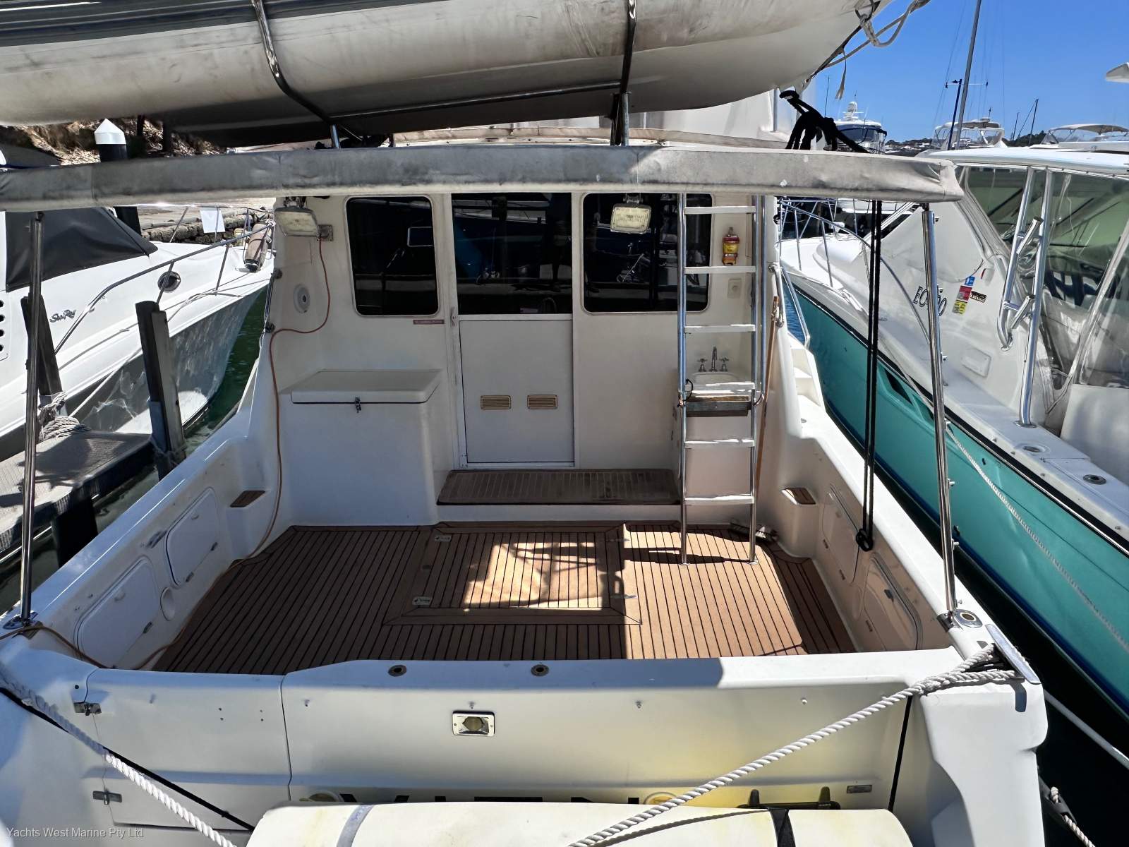 Used Thomascraft 38 Flybridge Cruiser " Repowered With 2 X 400hp ...