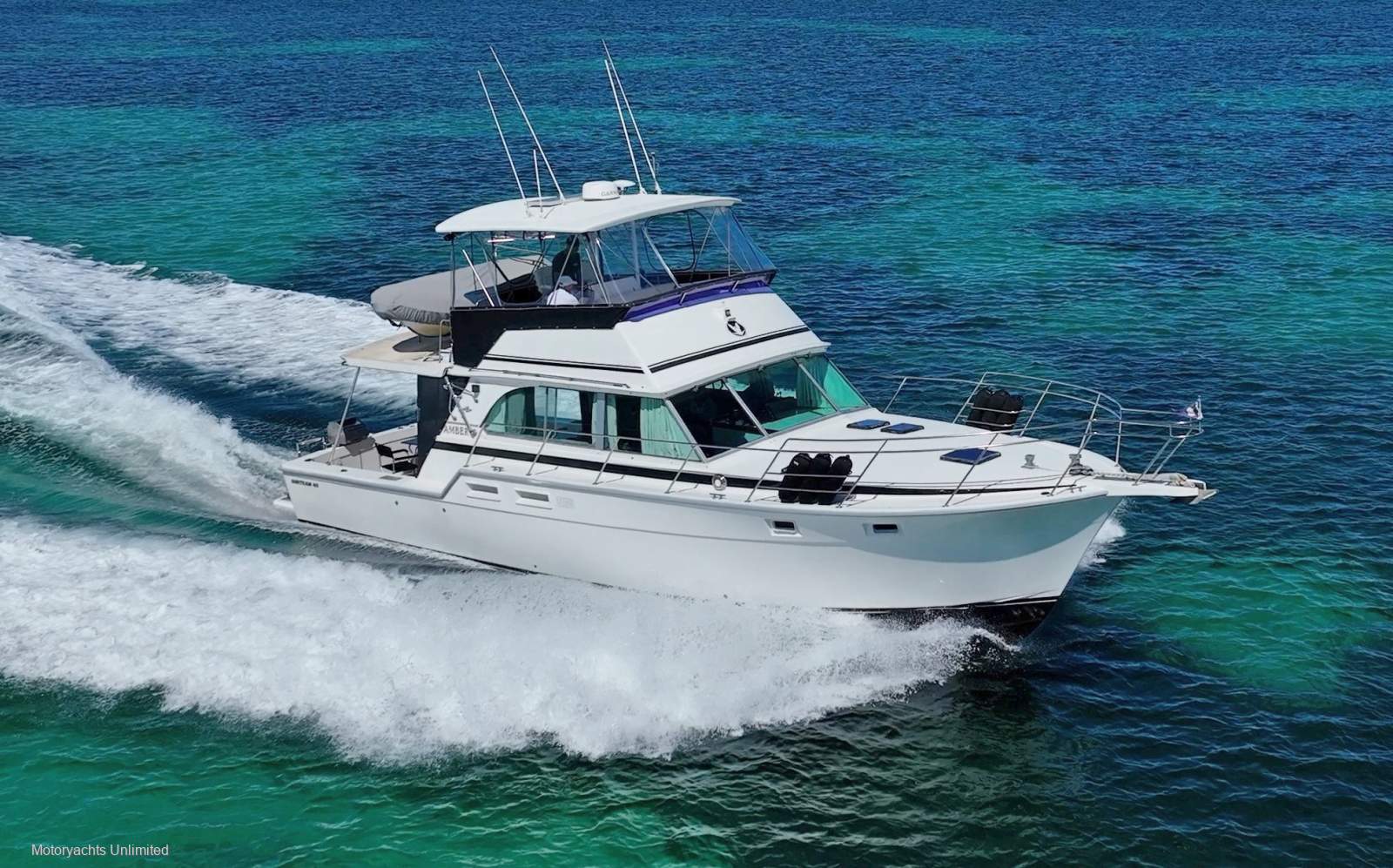 Bertram 45 Flybridge - Well equipped and presented for her age For Sale ...