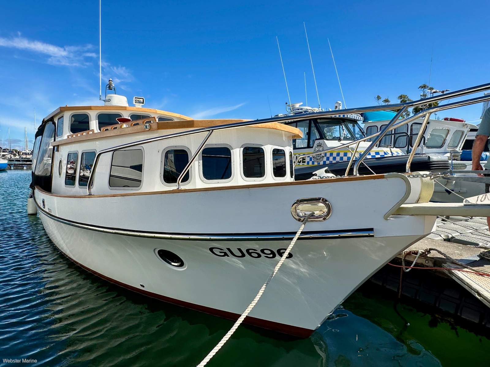 Custom Fibreglass 33' converted fishing boat For Sale | Webster Marine