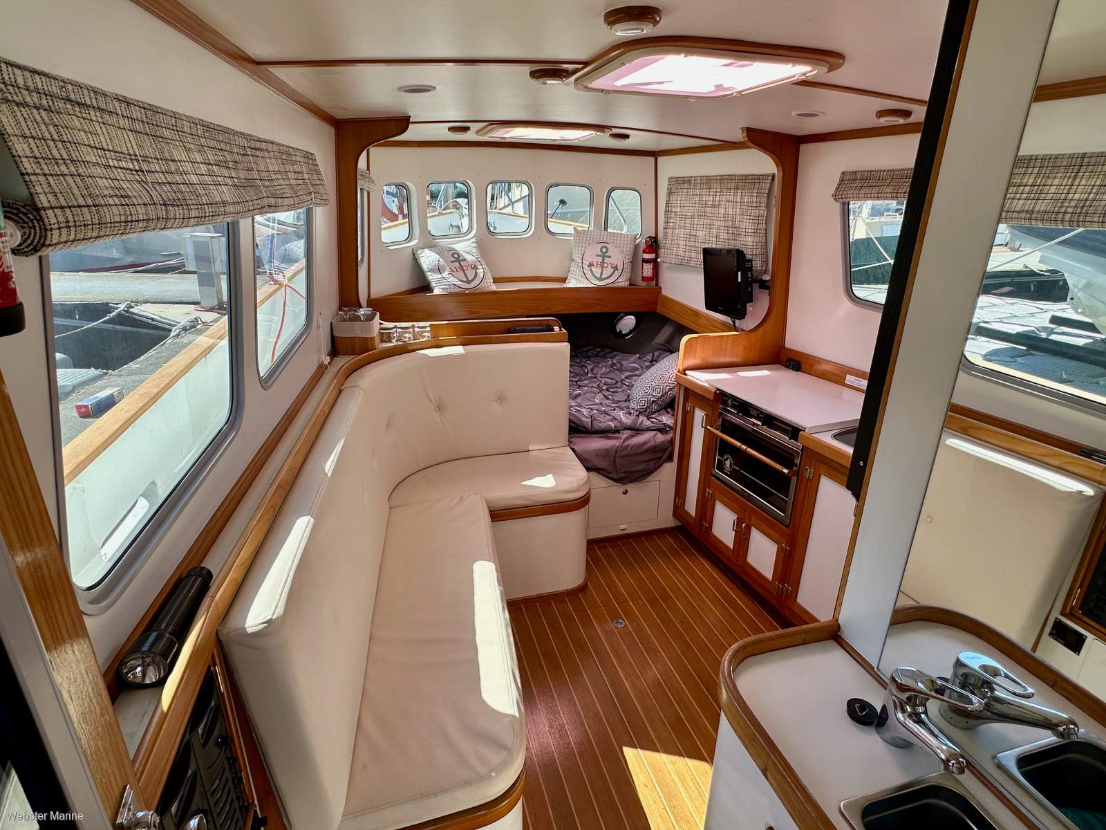 Custom Fibreglass 33' converted fishing boat For Sale | Webster Marine