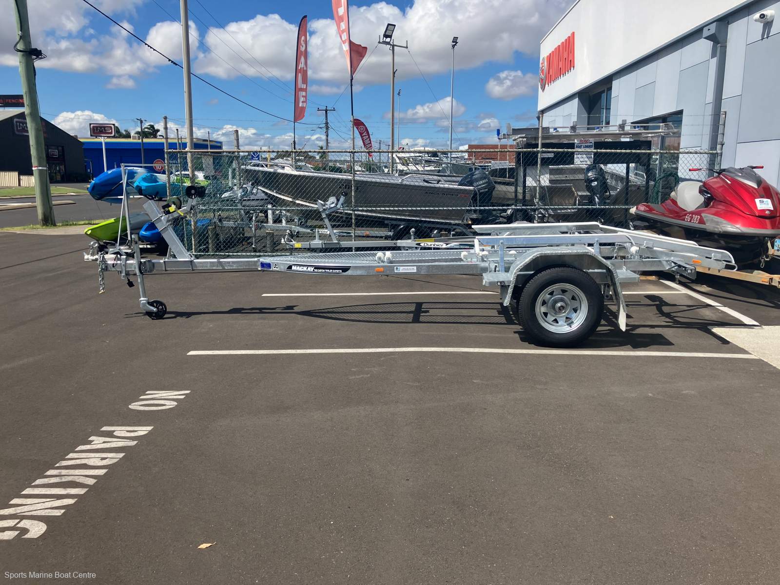 New MACKAY KRX4750 - 15-M OFF-ROAD TRAILER - Sportsmarine Boat Centre ...
