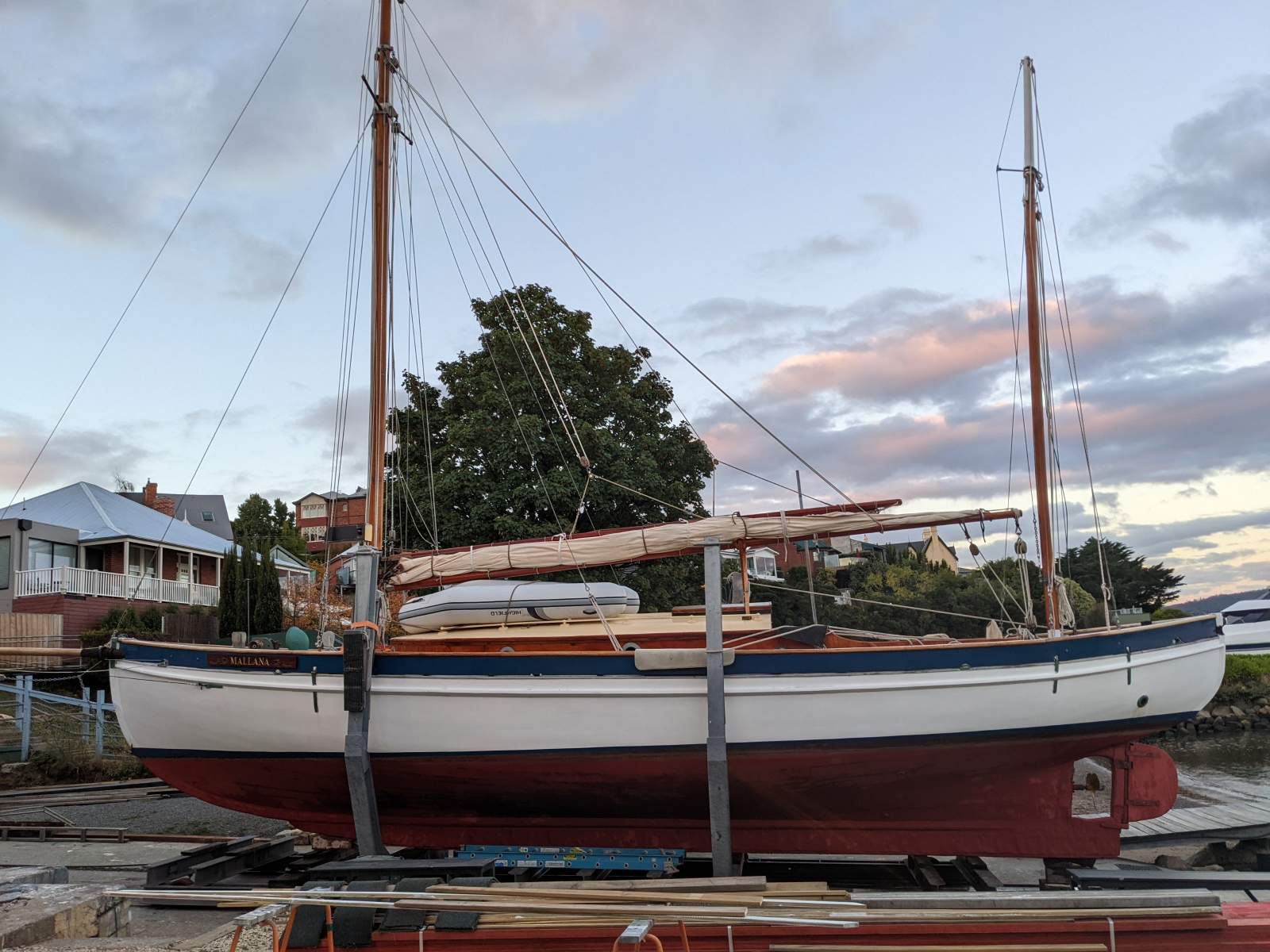Used 43ft (13.1m) Gaff Ketch "mallana" for Sale | Yachts For Sale ...