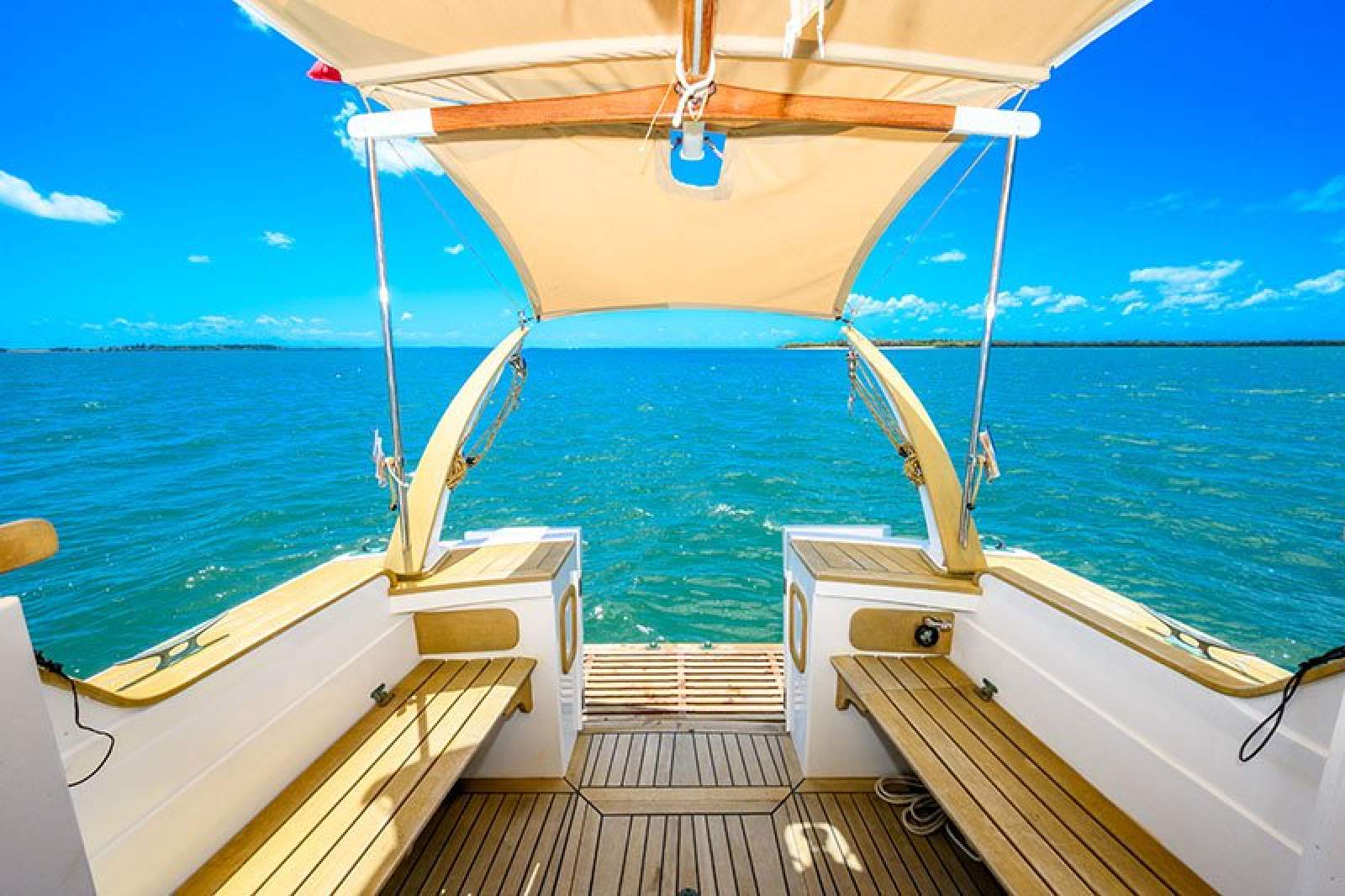 Jack Clark 42 Bridgedeck Motor Cruiser Timber Baycruiser For Sale ...