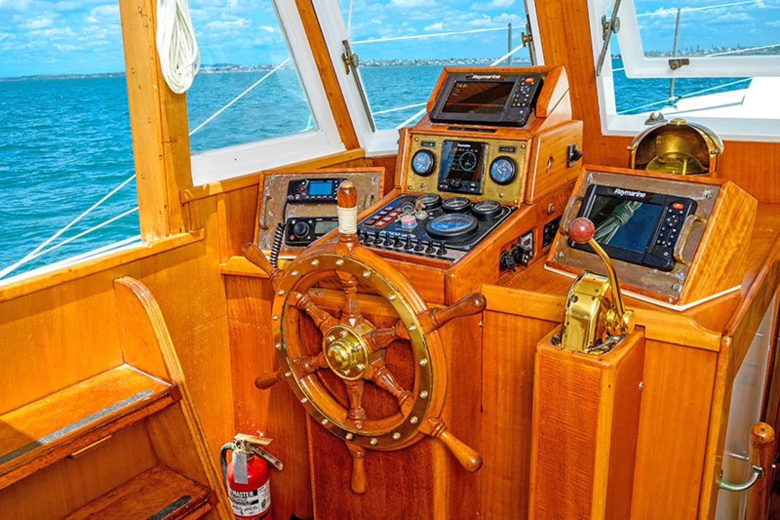 Jack Clark 42 Bridgedeck Motor Cruiser Timber Baycruiser For Sale ...