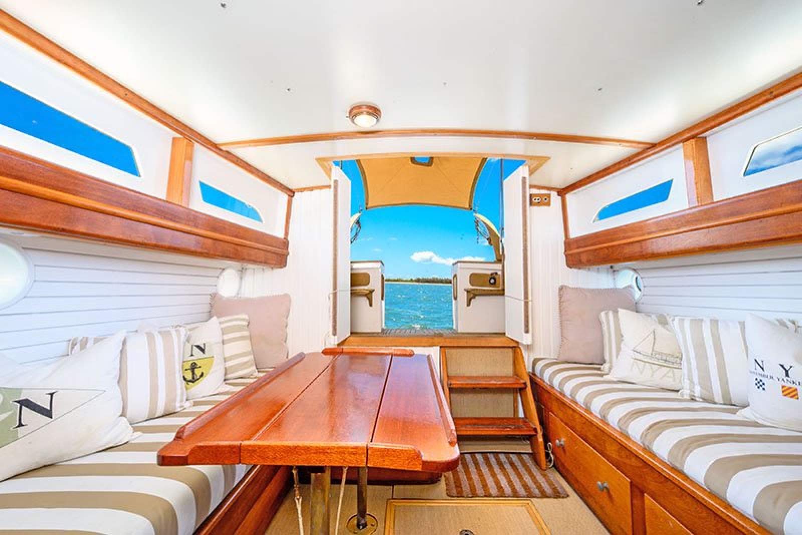 Jack Clark 42 Bridgedeck Motor Cruiser Timber Baycruiser For Sale ...