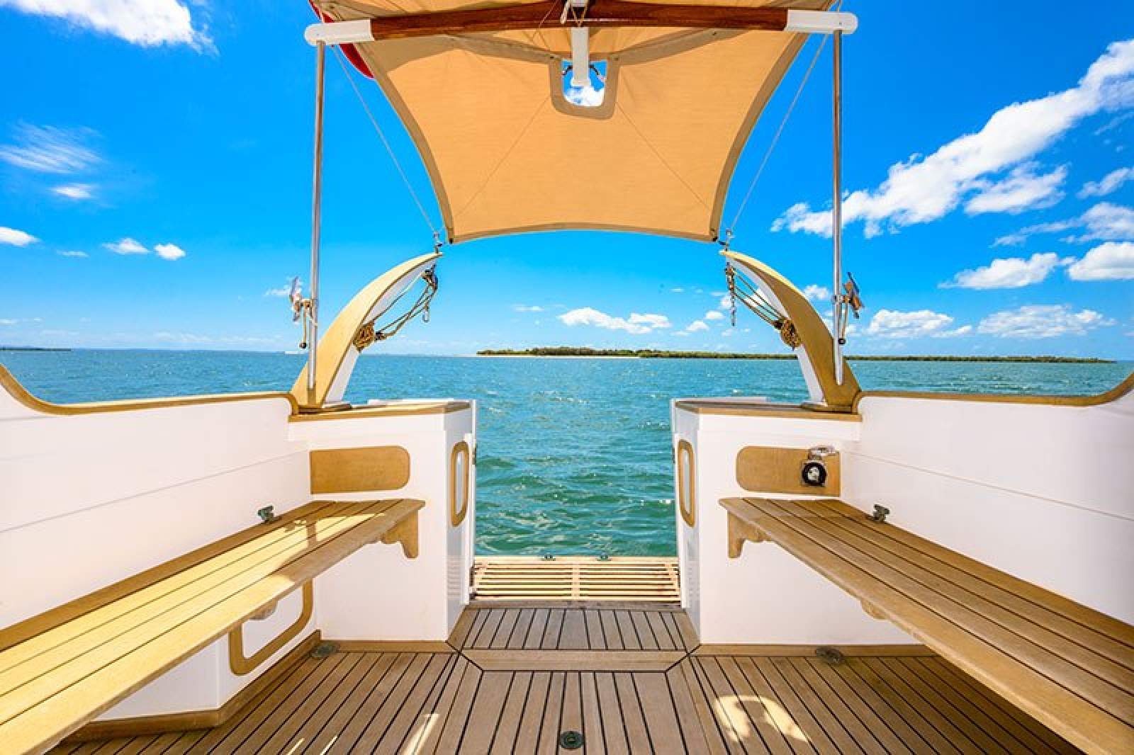 Jack Clark 42 Bridgedeck Motor Cruiser Timber Baycruiser For Sale ...