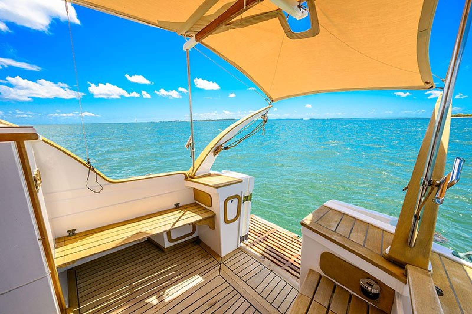 Jack Clark 42 Bridgedeck Motor Cruiser Timber Baycruiser For Sale ...