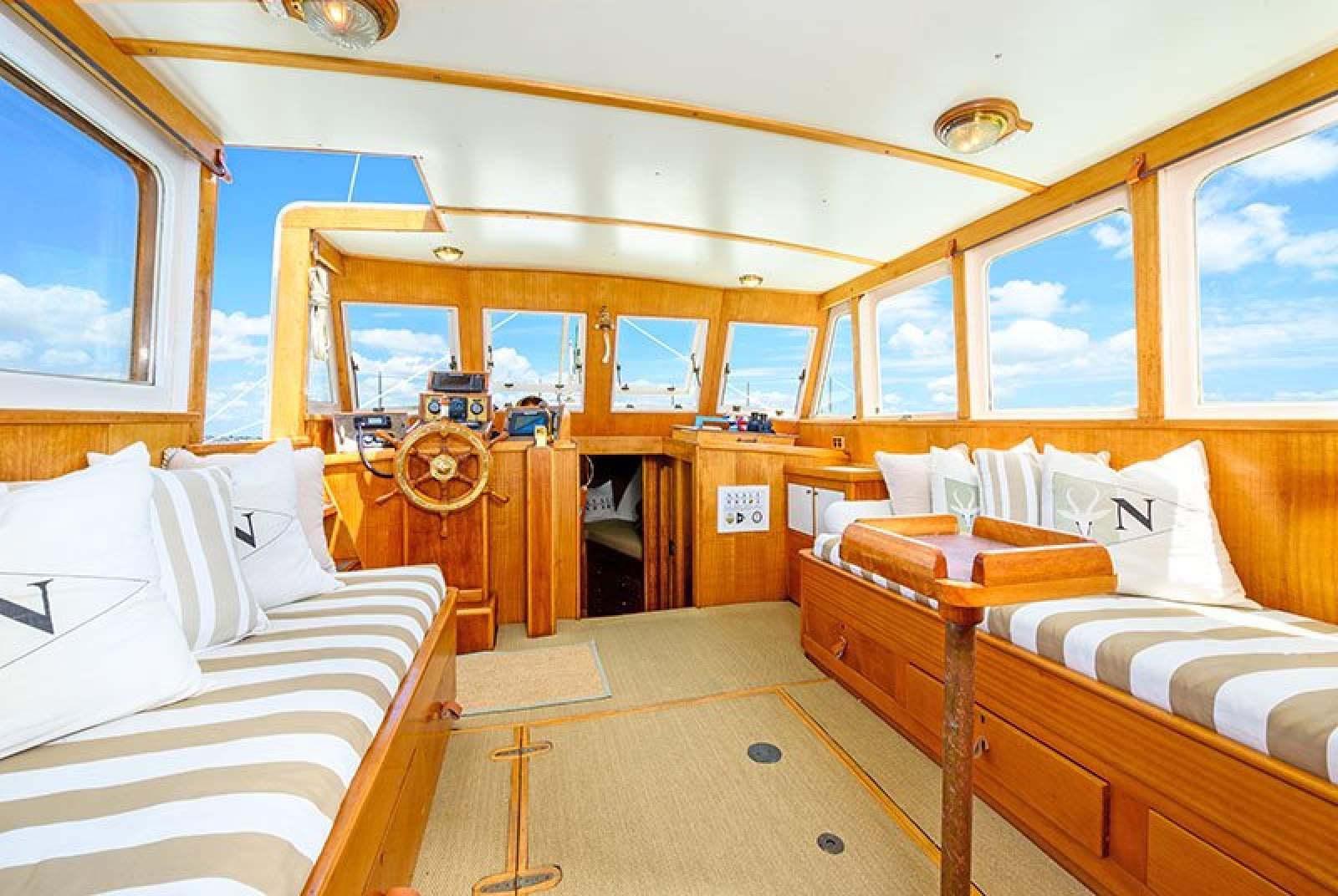 Jack Clark 42 Bridgedeck Motor Cruiser Timber Baycruiser For Sale ...