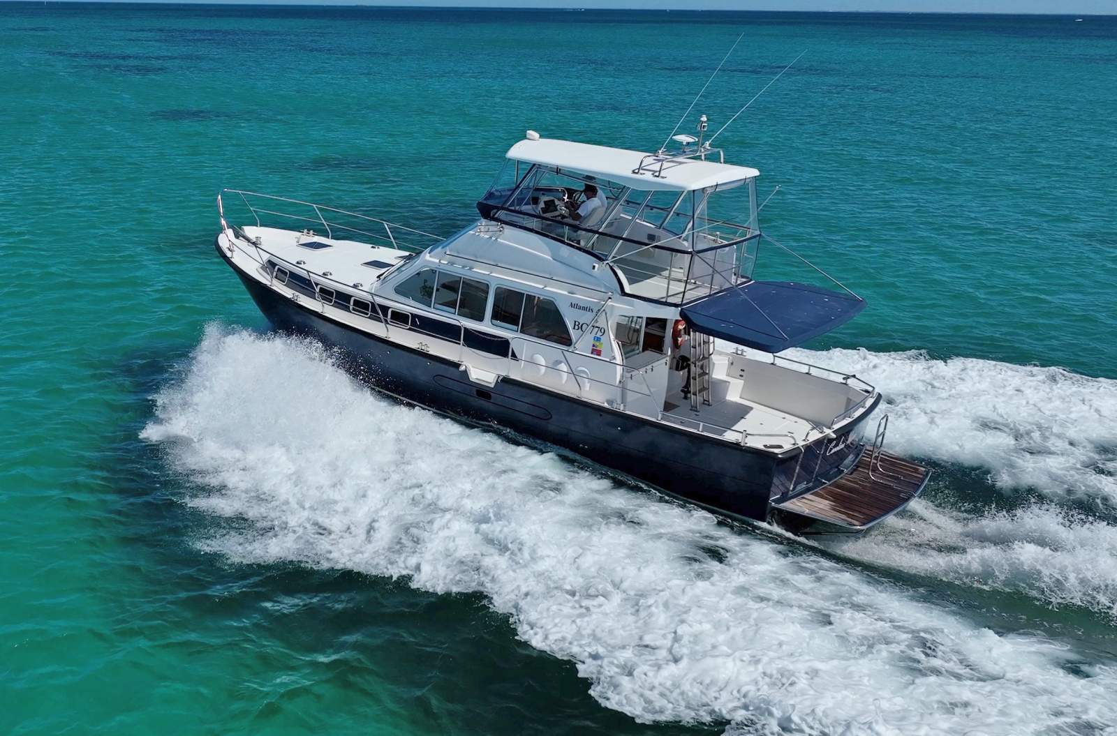 Used Atlantis 47 Flybridge - Undergone Recent Refit - She Looks ...