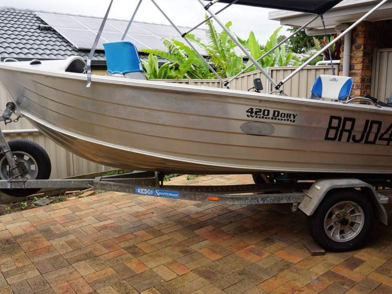 Quintrex 420 Dory Wide Body: Dinghies & Tinnies | Boats Online for Sale ...
