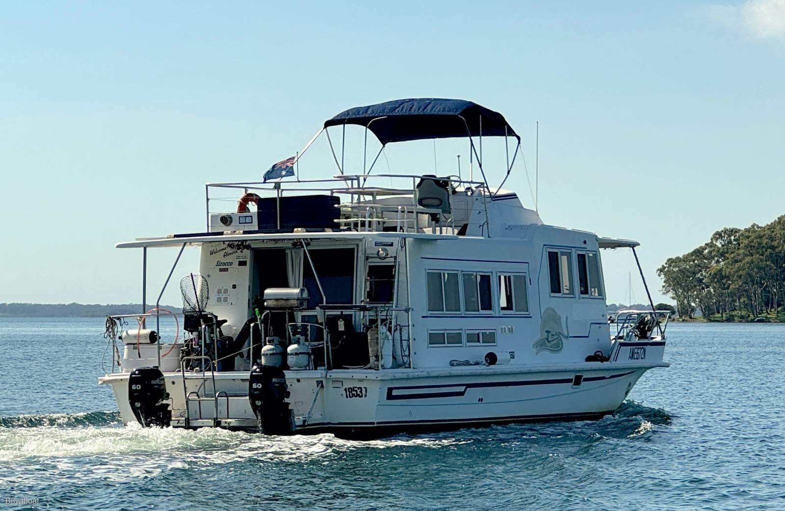 Used Coher 45 Homecruiser Bow Thruster + 15 Foot Quntrex With 30hp ...