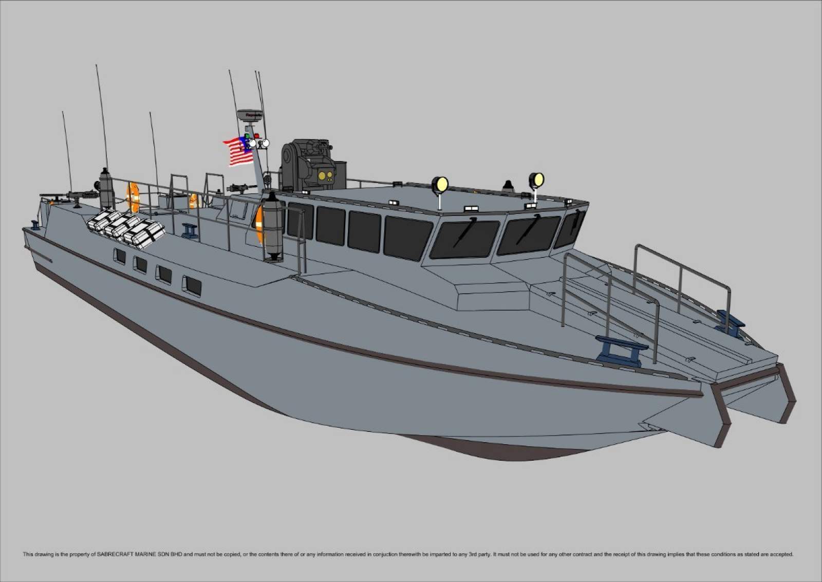 New Stalwart Marine Patrol Mono 25000 Gun Boat for Sale | Boats For ...