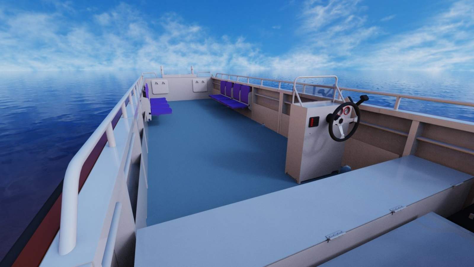 New Stalwart Marine WB8000-P - 8.00 Meter Work Boatwith Pile Cutout For ...