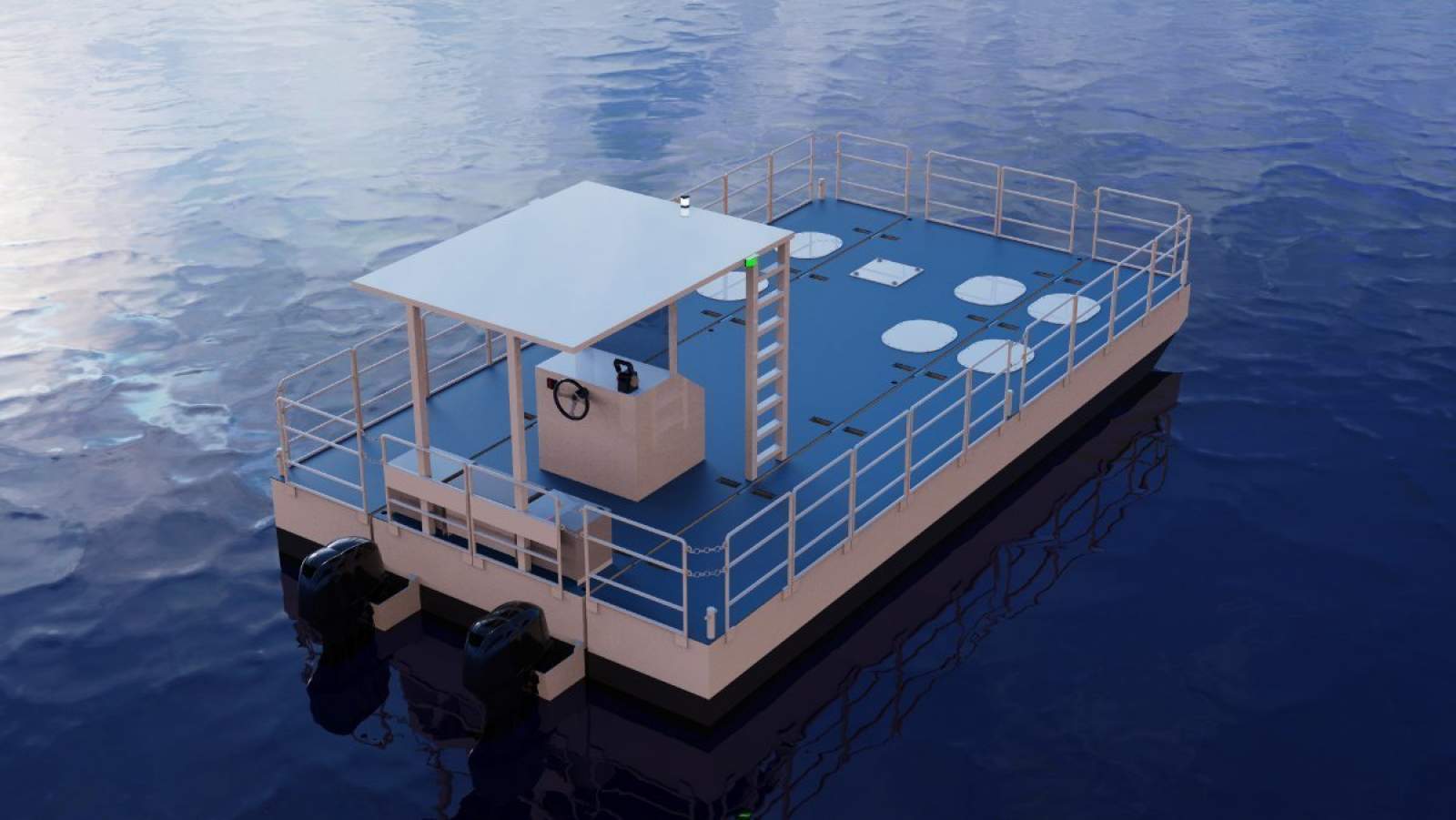 New Stalwart Marine SPMB9000 -9.00 Metre Self Propelled Modular Barge ...