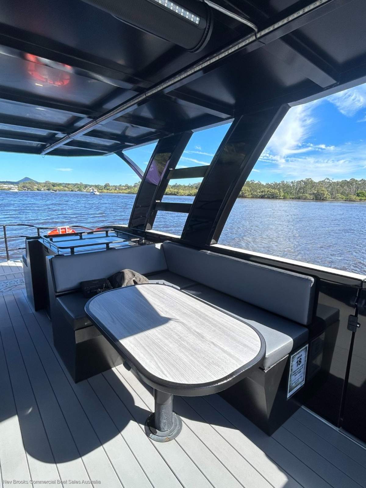 Used Mancraft 8.5m Wide Body Pontoon Boat for Sale | Boats For Sale ...