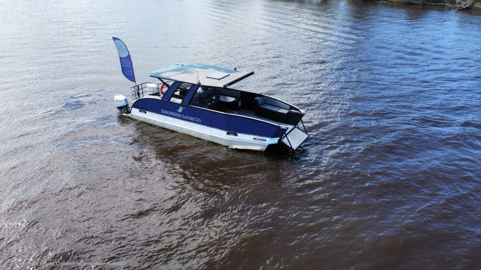 Used Mancraft 8.5m Wide Body Pontoon Boat for Sale | Boats For Sale ...