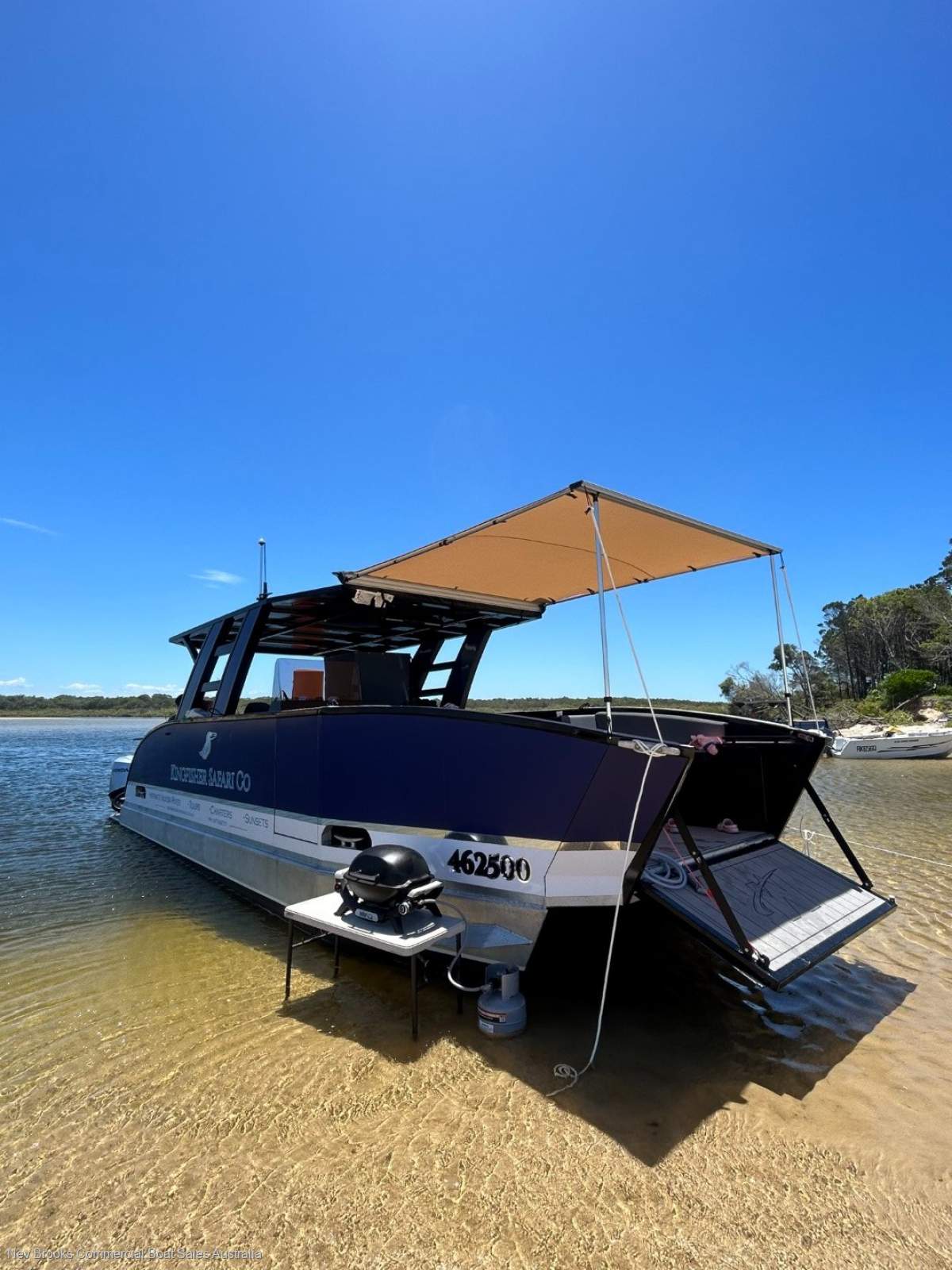 Used Mancraft 8.5m Wide Body Pontoon Boat for Sale | Boats For Sale ...