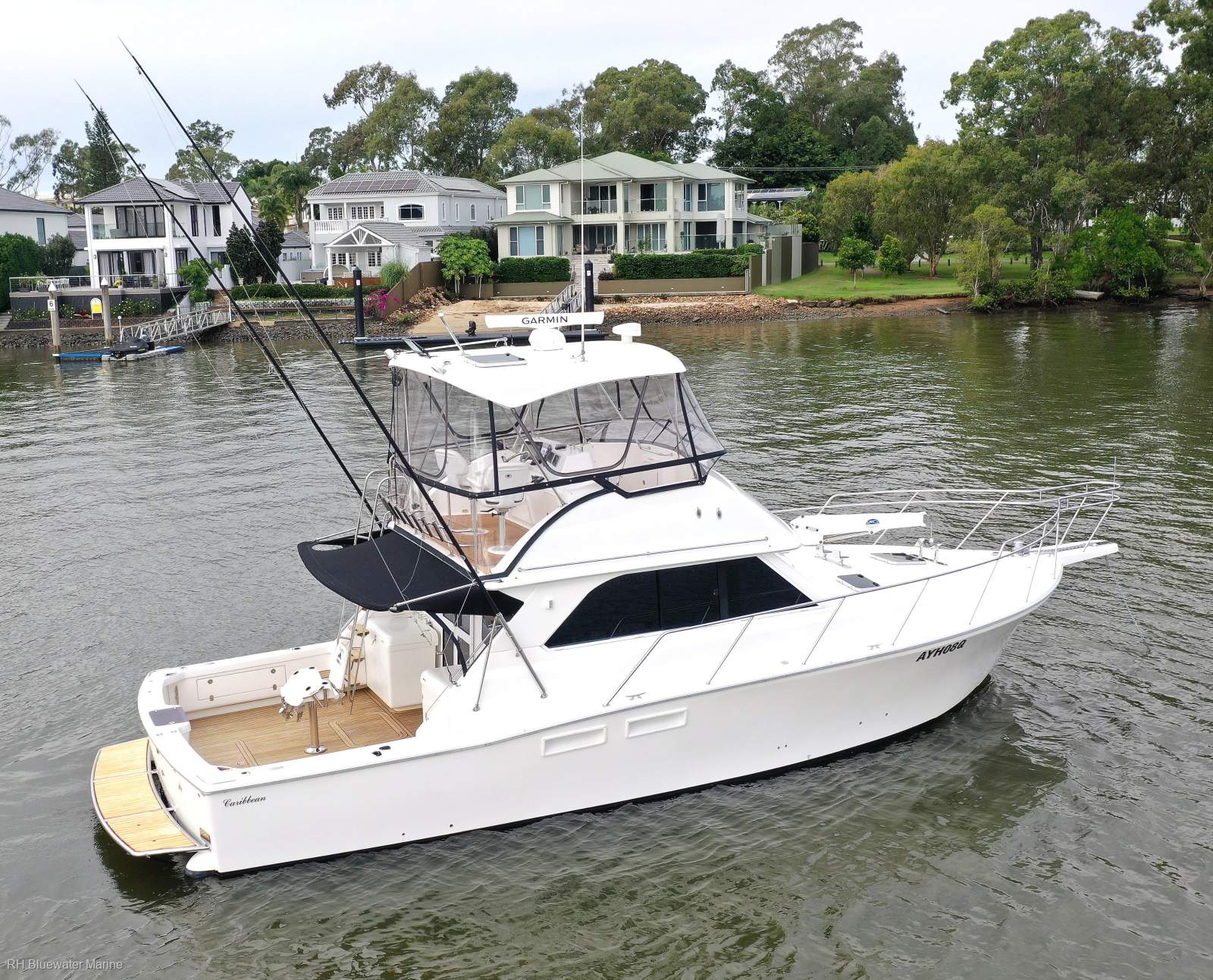 Caribbean 40 Flybridge Cruiser For Sale | RH Bluewater Marine Boat Sales