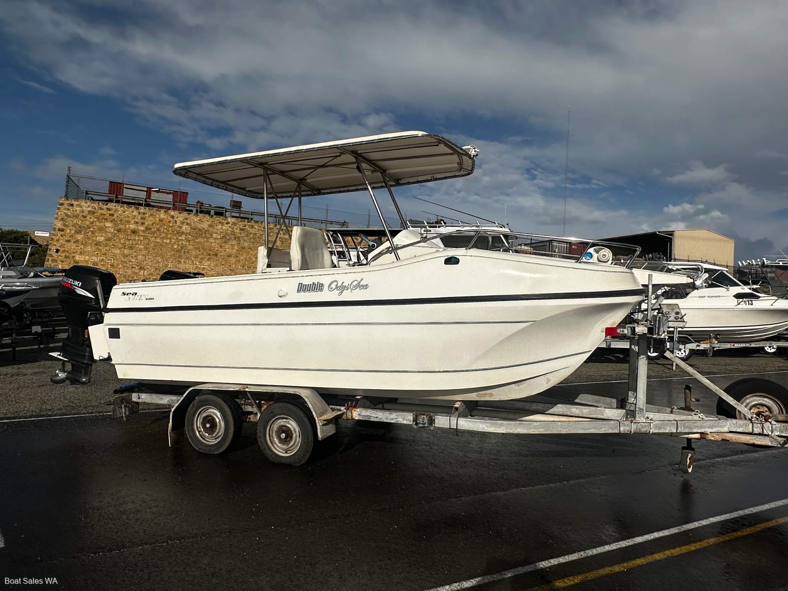 Sea Lynx 600 Twin hull Centre Console Cat Twin 70hp Suzuki outboards 4 ...