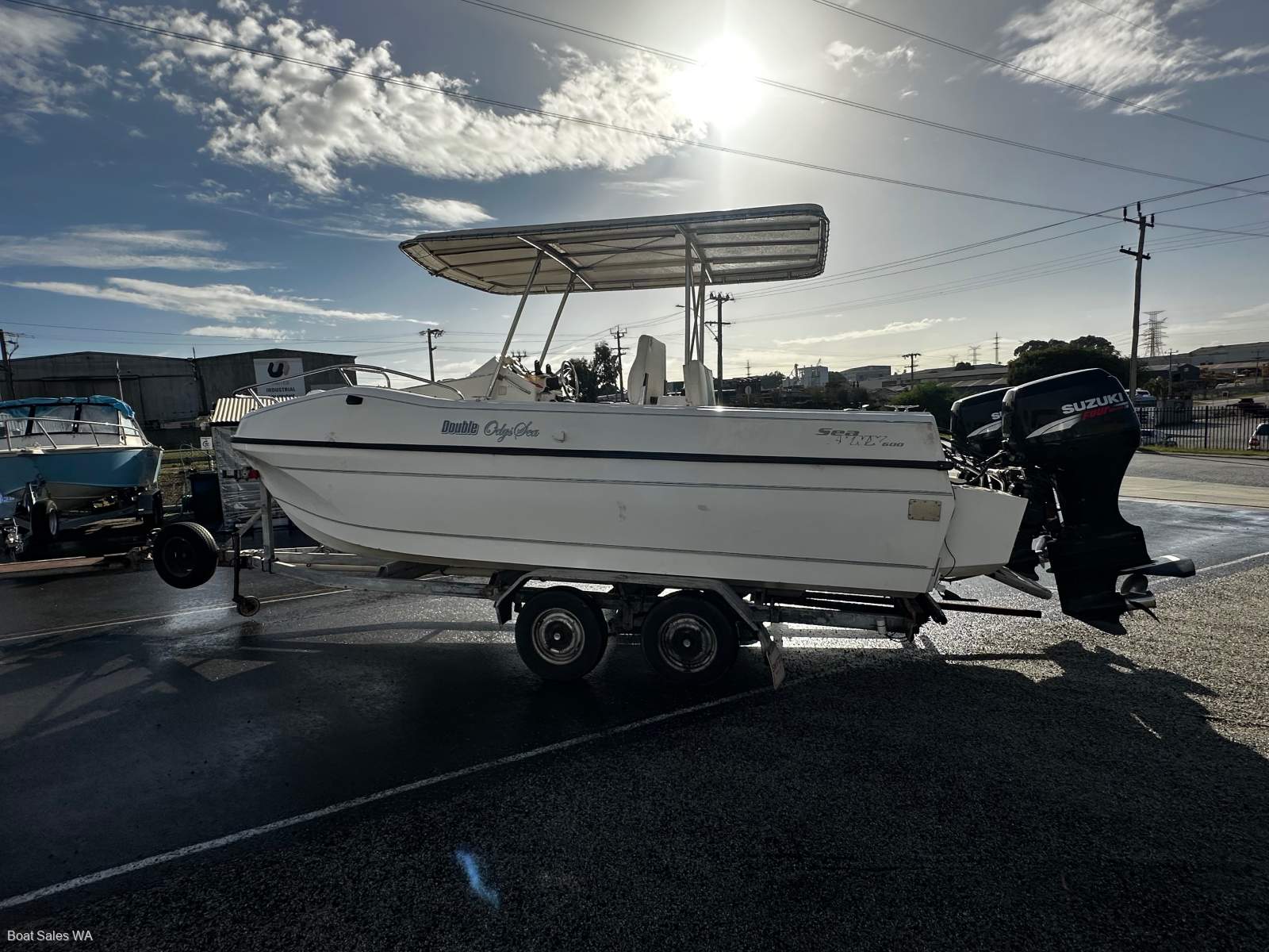Sea Lynx 600 Twin hull Centre Console Cat Twin 70hp Suzuki outboards 4 ...