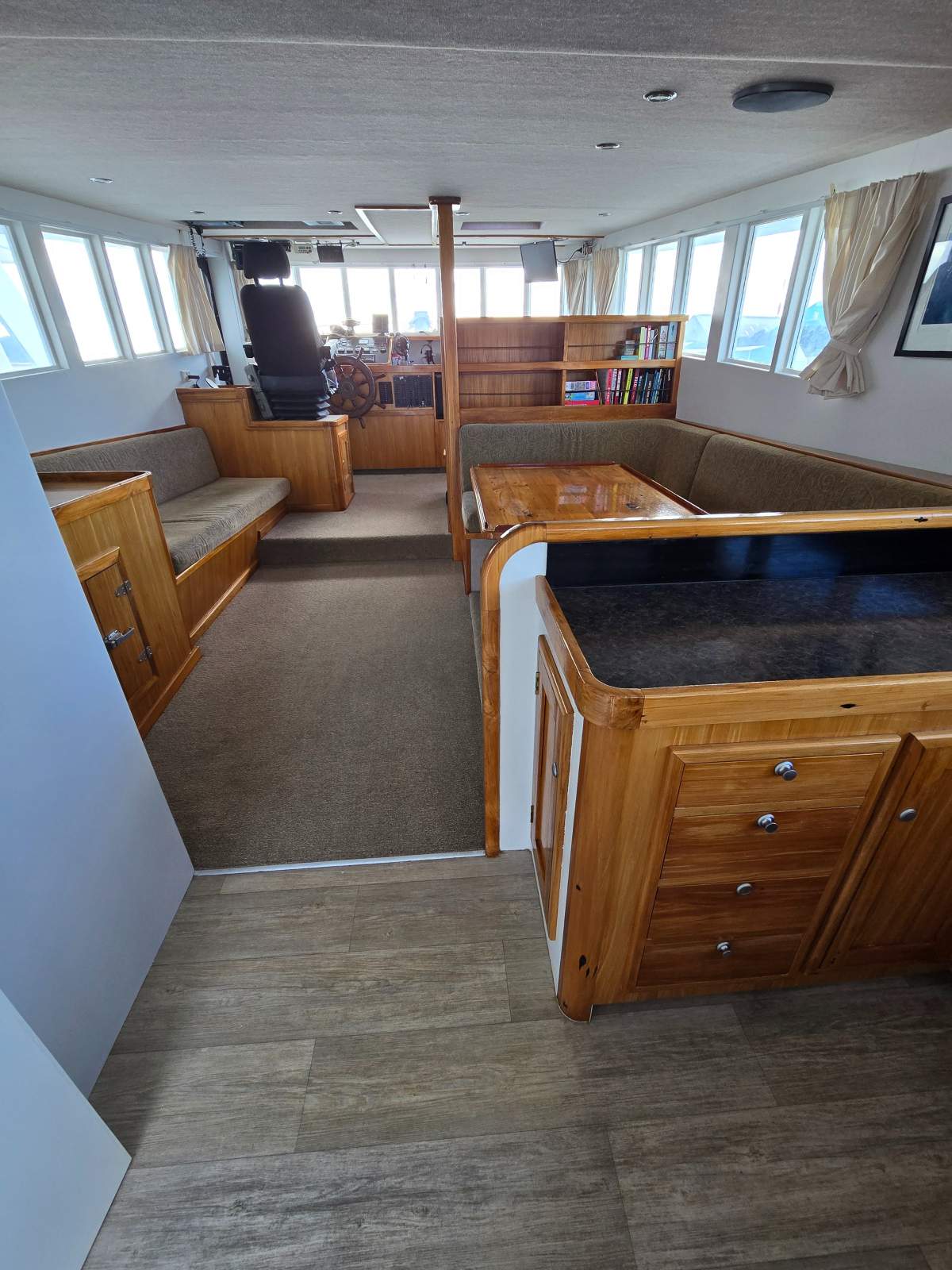 Used Sharpie Trawler Timber Cruiser Immaculate Custom Expedition Vessel ...