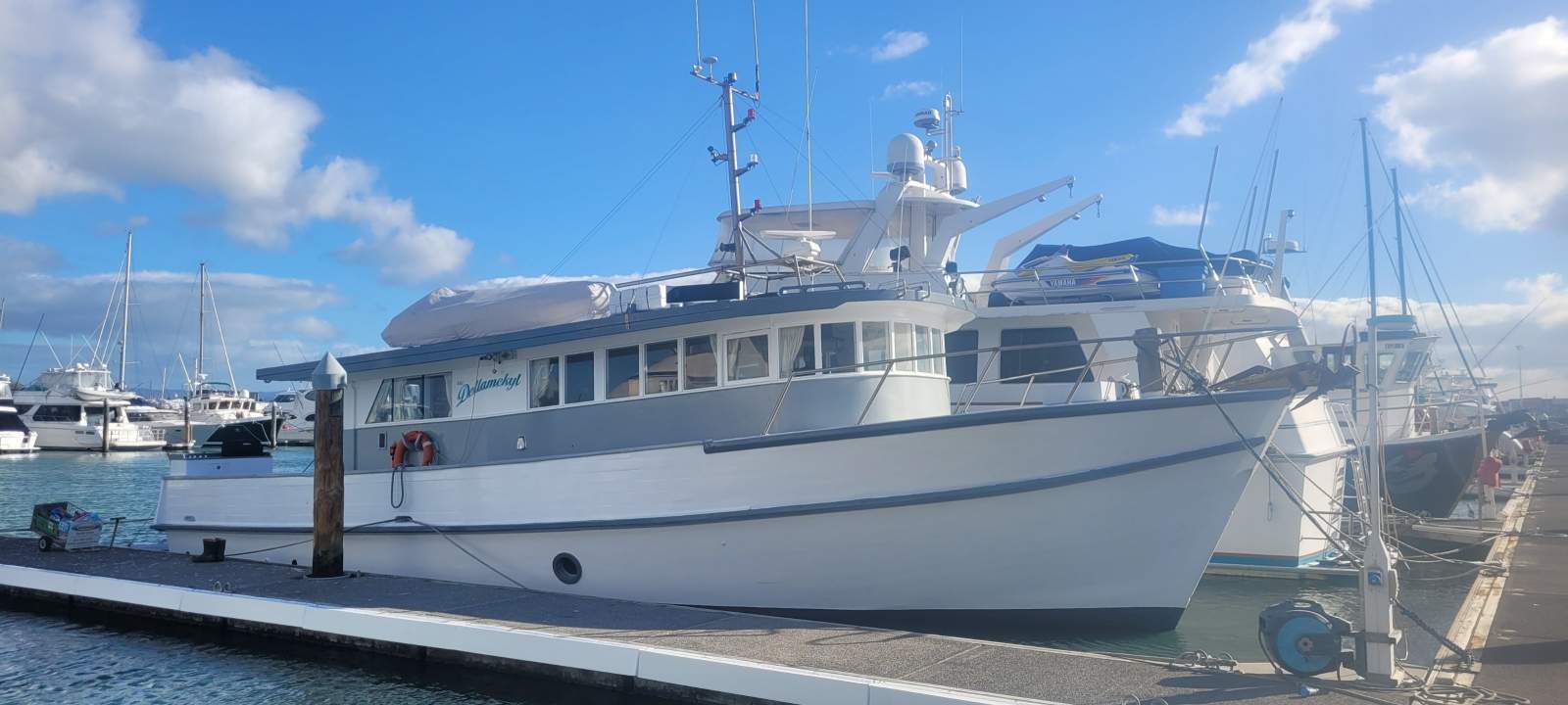 Used Sharpie Trawler Timber Cruiser Immaculate Custom Expedition Vessel ...