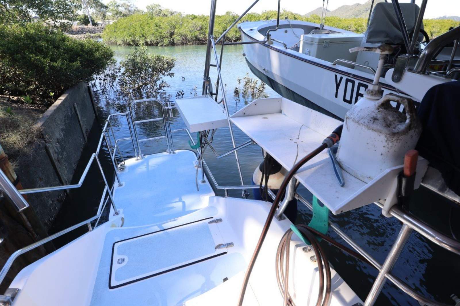 Used Perry 44.5 Power Catamaran Custom Extended To 50ft for Sale ...